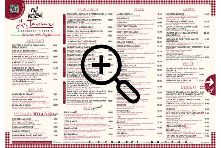 Menu | La Taverna